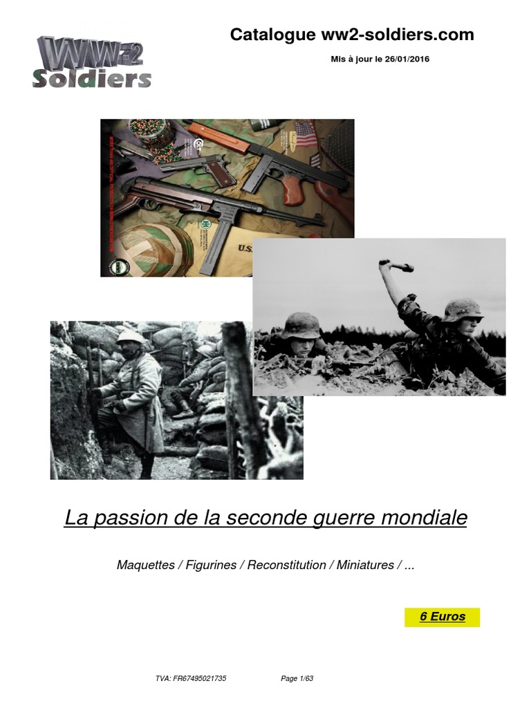 Catalogue de produits WW2 | PDF