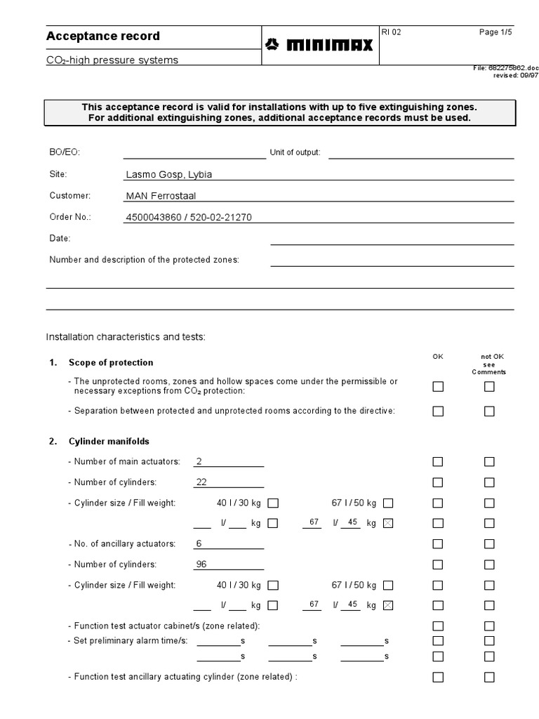 CO2 Inspection Report | PDF