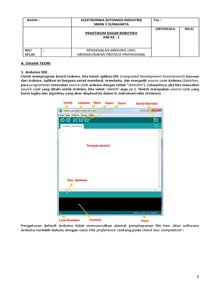 Praktikum Dasar Robotika SMK | PDF