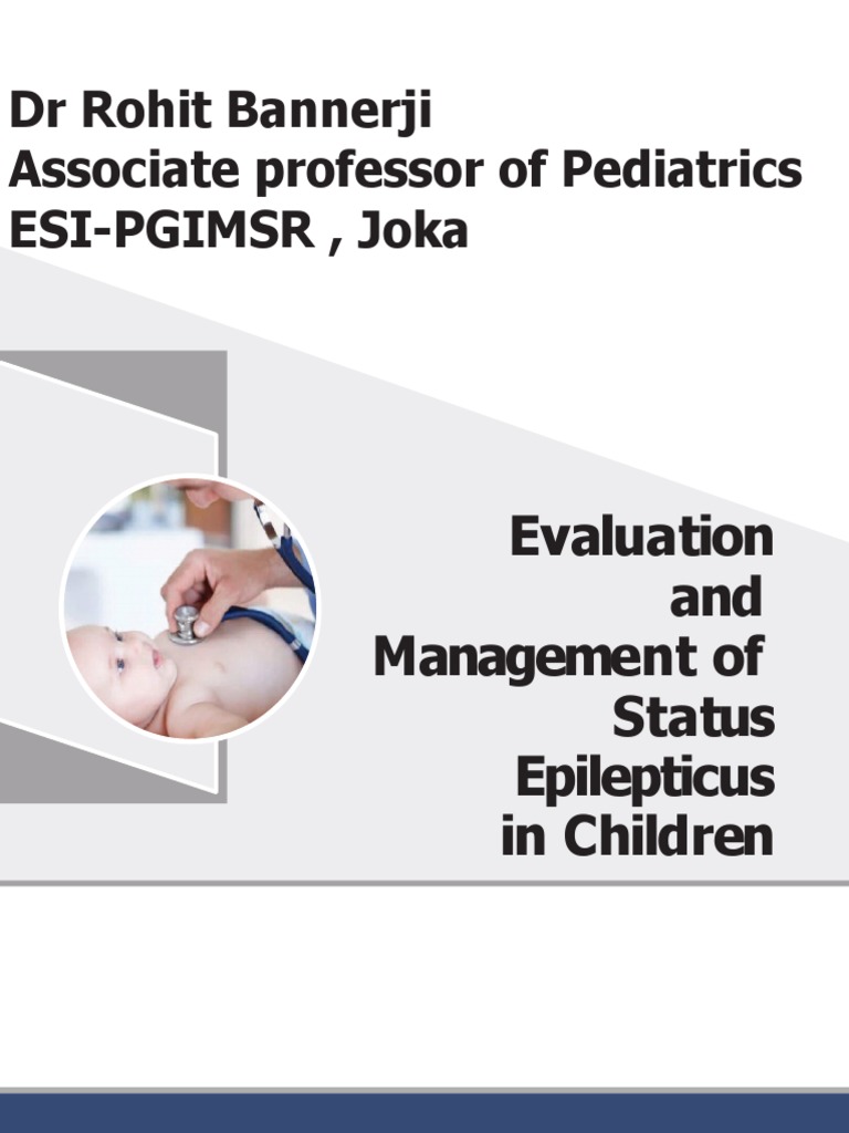 Evaluation and Management of Status Epilepticus in Children | PDF ...