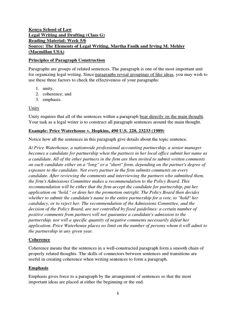 Paragraphs, Reading Material. B | PDF