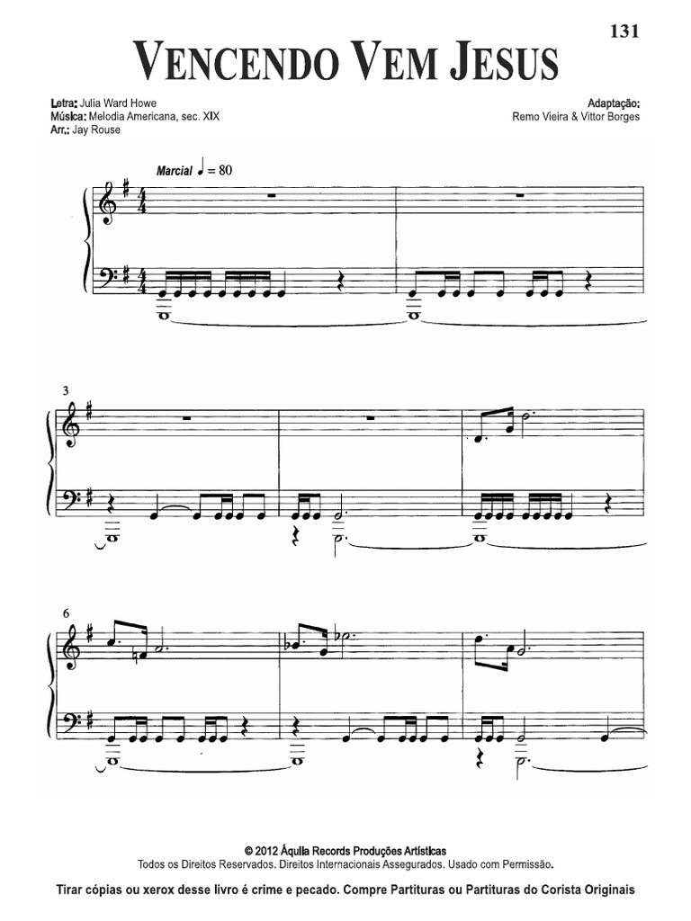 Partitura de Maos Dadas (1) - 1 | PDF