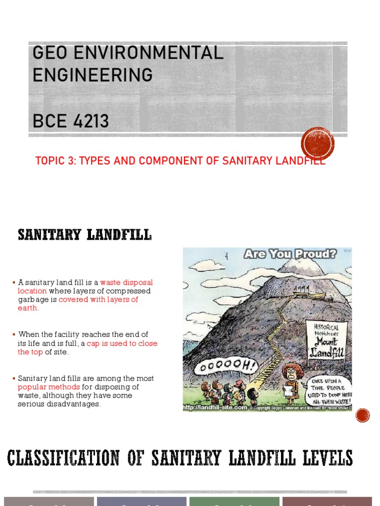 Topic 9 Sanitary Landfill | PDF