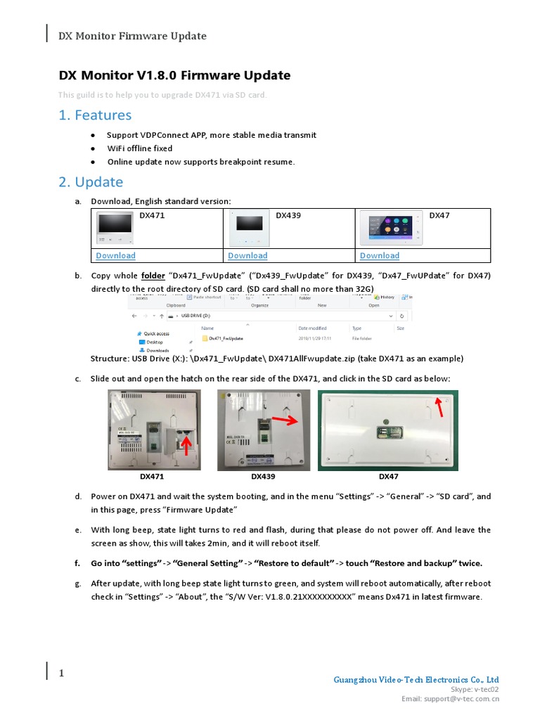 DX Monitor Firmware Update SD V1.8.0 | PDF | Mobile App | Ios