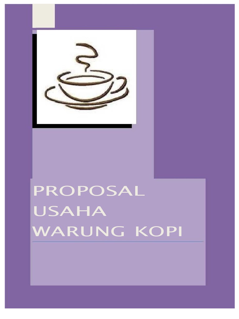 Proposal Proposal Usaha Usaha Warung Kop | PDF