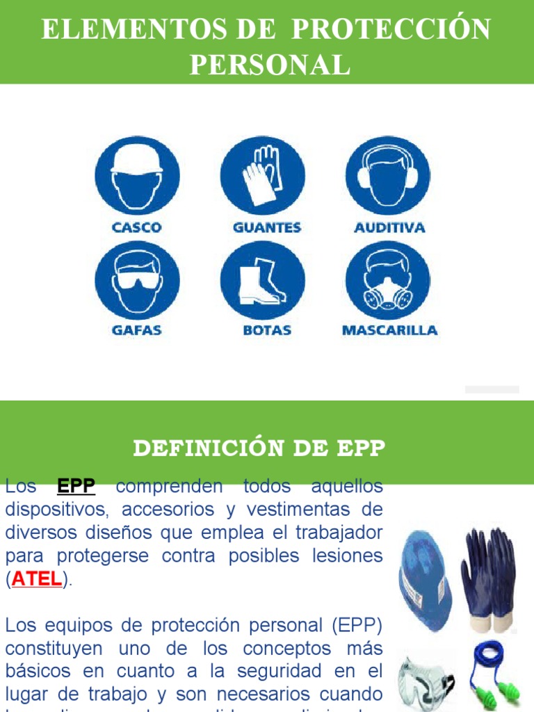 Capacitación EPP - Uso y Cuidado | PDF