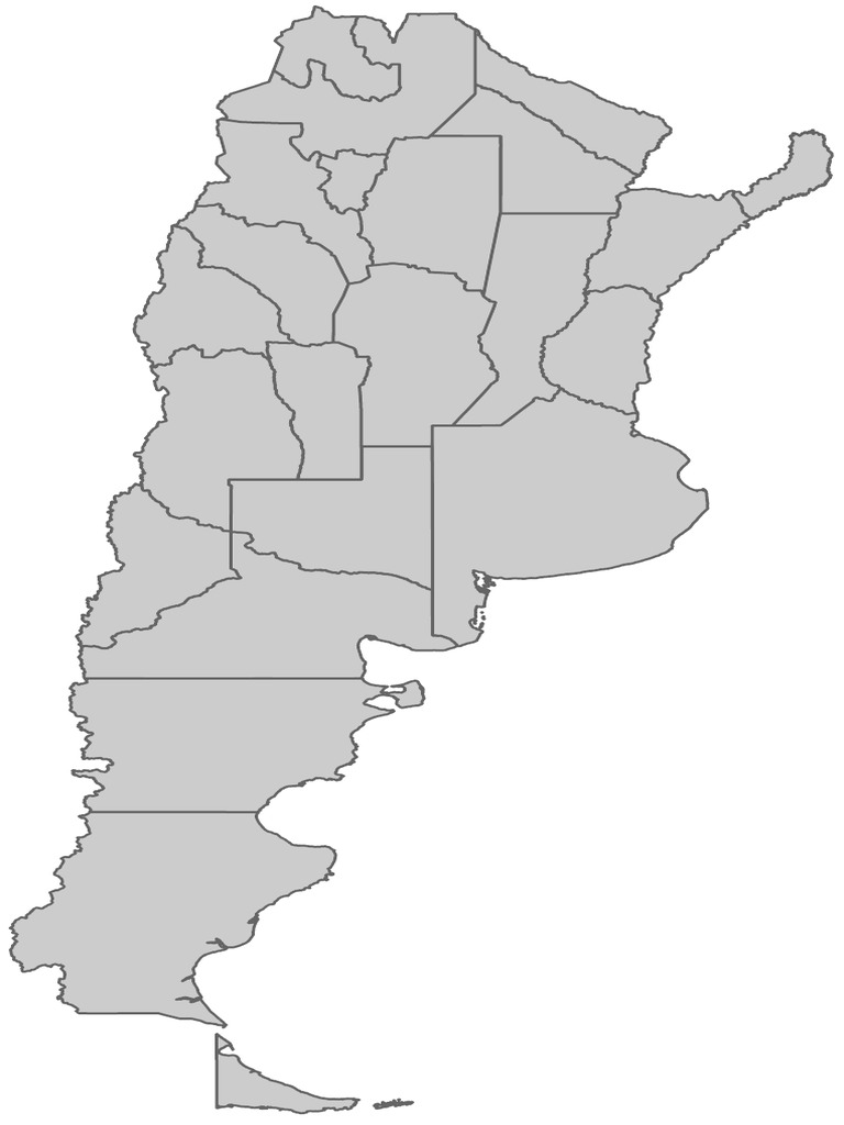 Mapa de Argentina - Provincias | PDF