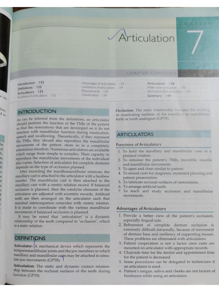 PCP Articulation | PDF