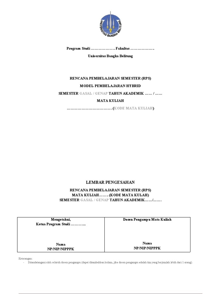 Template RPS Hybrid 2022 | PDF
