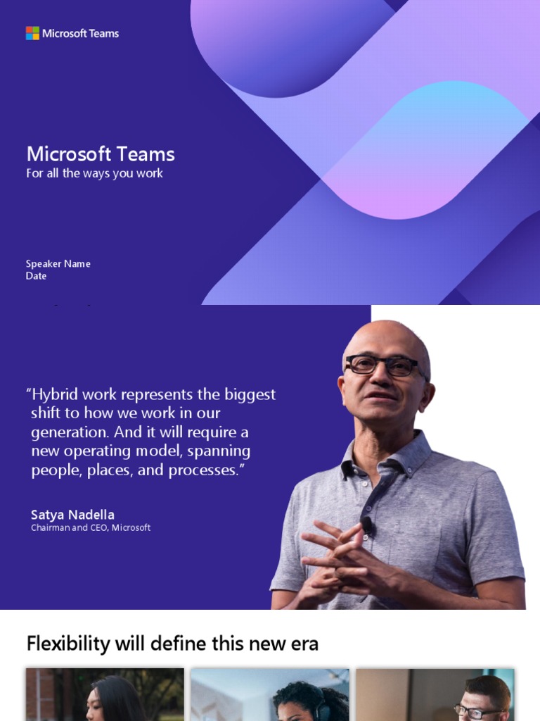 Microsoft Teams Customer Ready Presentation | PDF