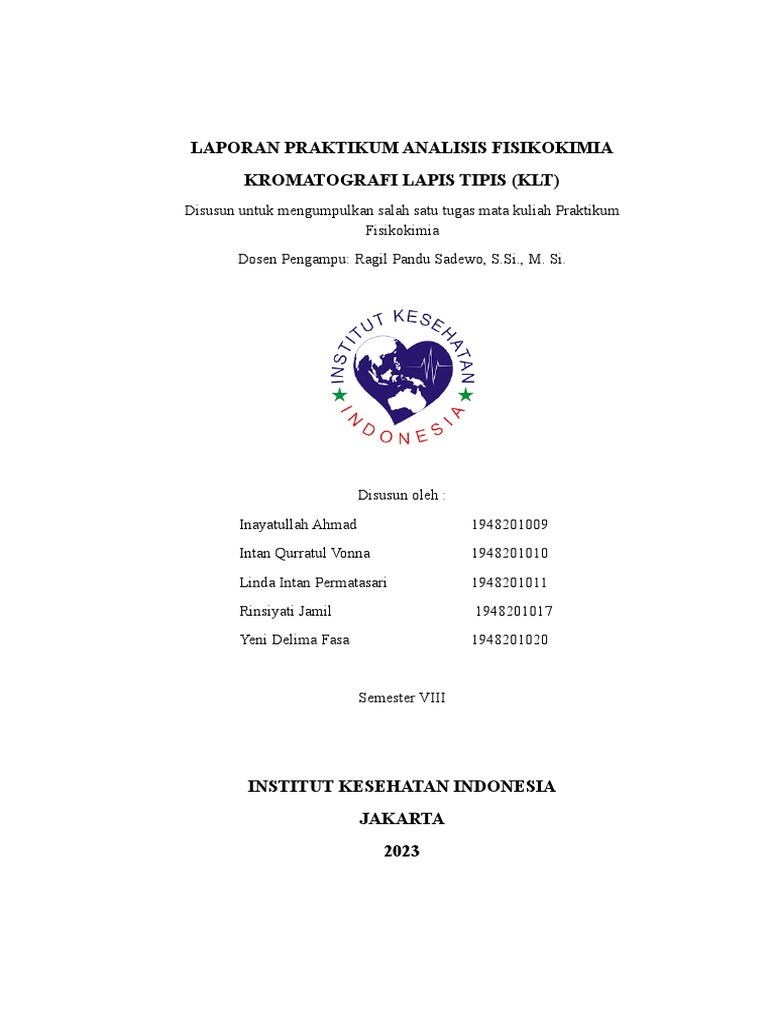 Laporan Praktikum Analisis Fisikokimia | PDF Laporan Praktikum Analisis Fisikokimia | PDF