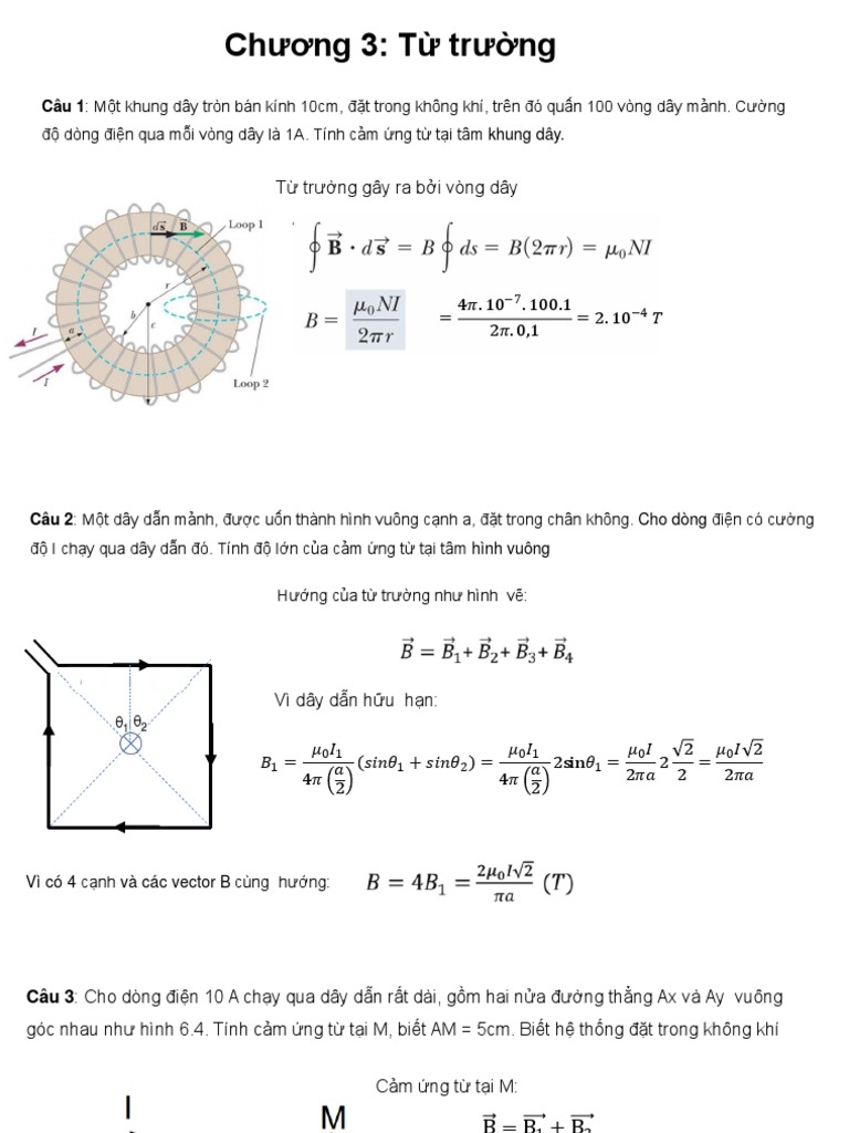 BT Chuong 3 - 4 | PDF