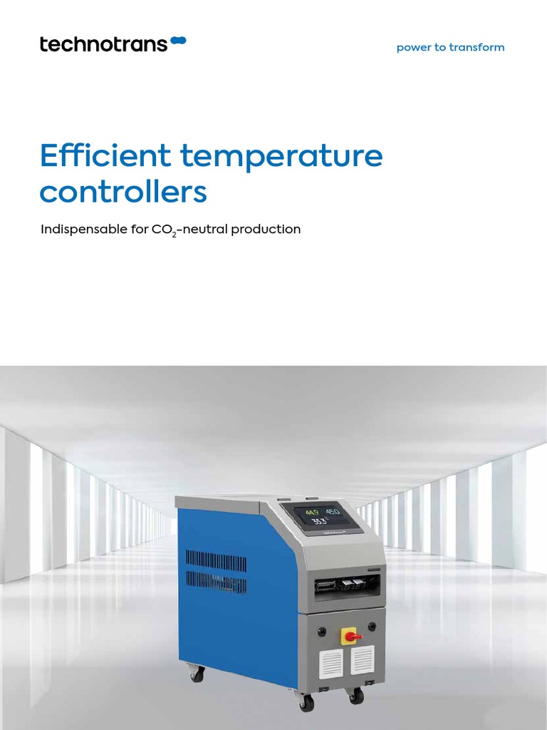Broschure TEC Efficient Temperature Controllers en | PDF | Pump | Heat ...