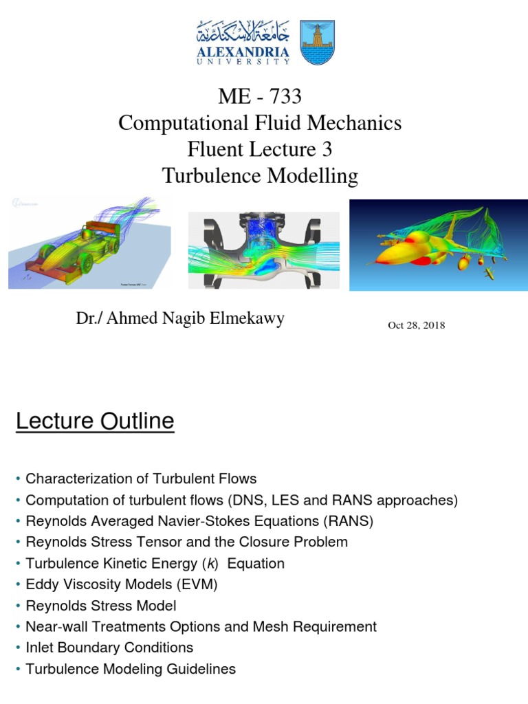 Turbulence Modeling in CFD: Key Concepts | PDF