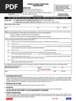New Jersey ST-4 Exempt Use Certificate | PDF | Use Tax | Sales