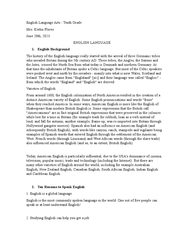 English Campaign | PDF
