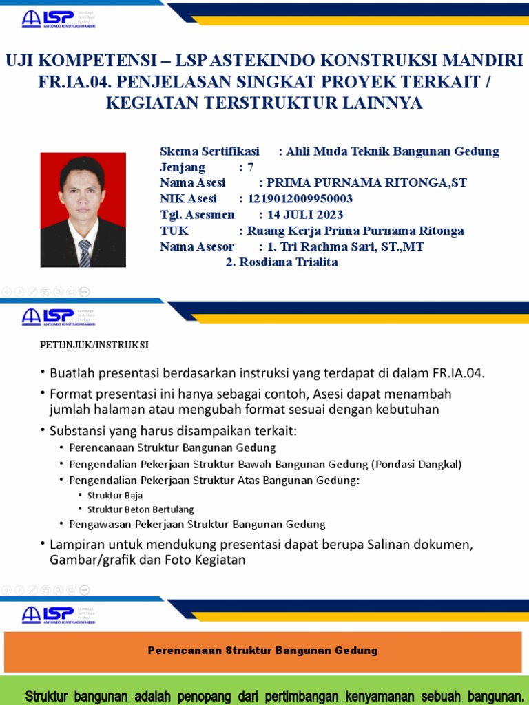 Tugas Uji Kompetensi SKK Level 7 | PDF