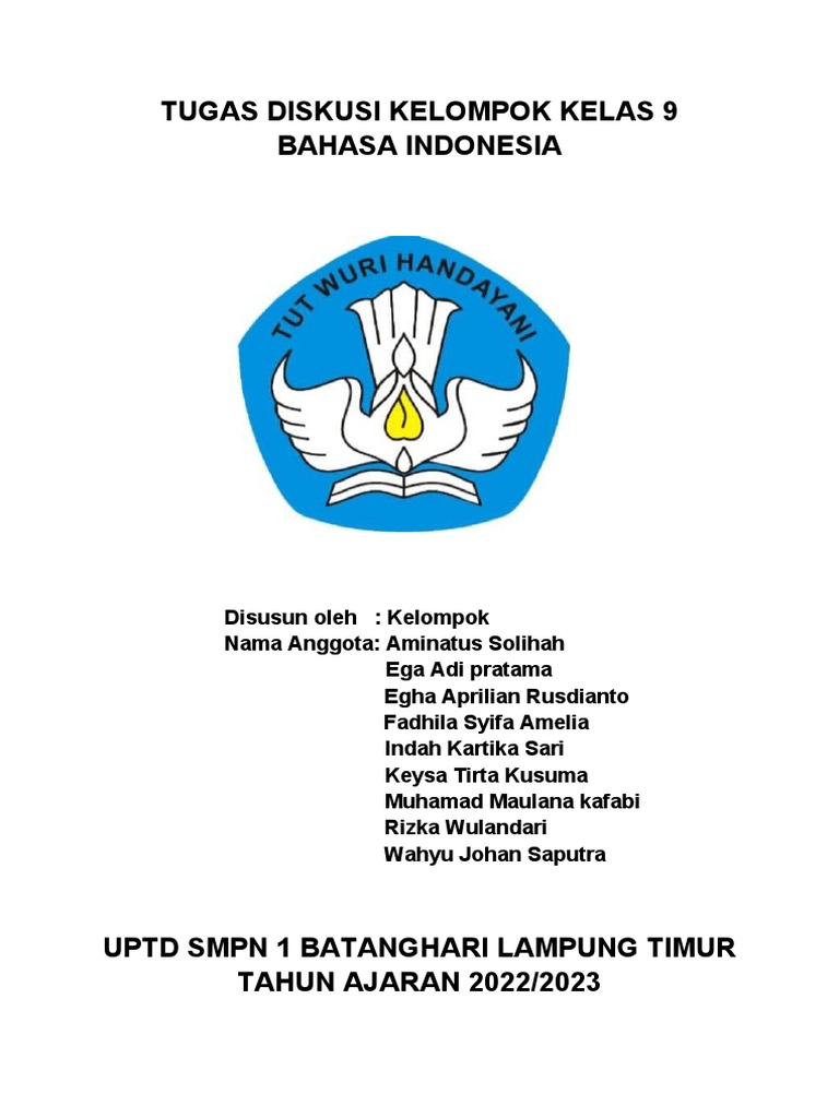 Tugas Diskusi Kelompok Kelas 9 | PDF Tugas Diskusi Kelompok Kelas 9 | PDF