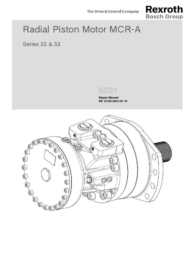 Manual de Reparacion MCR Serie 32-33 | PDF | Brake | Electric Motor