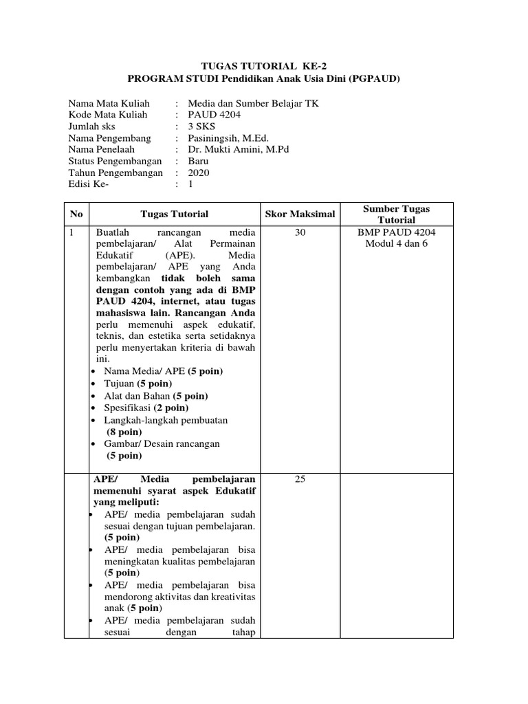Tugas Tut 2 Media | PDF