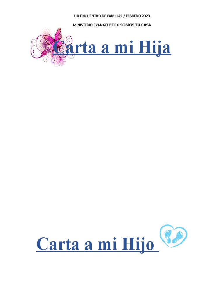 Carta A Mi Hija | PDF