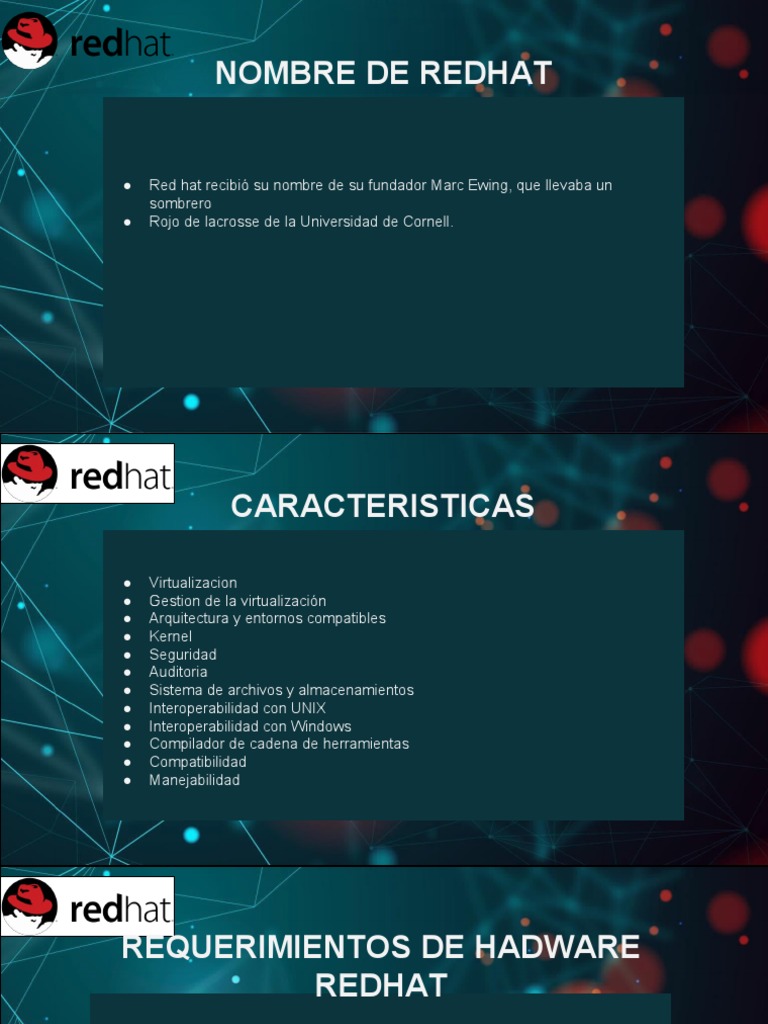 REDHAT JC | PDF | sombrero rojo | Software libre