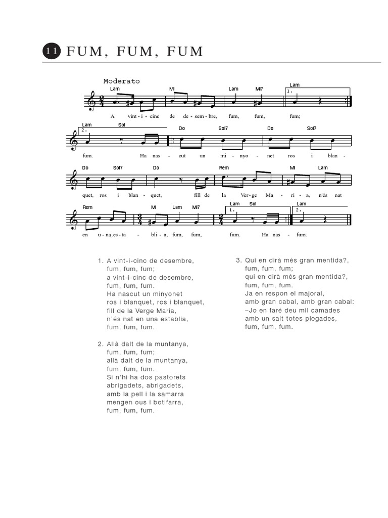 Fum Fum Fum | PDF