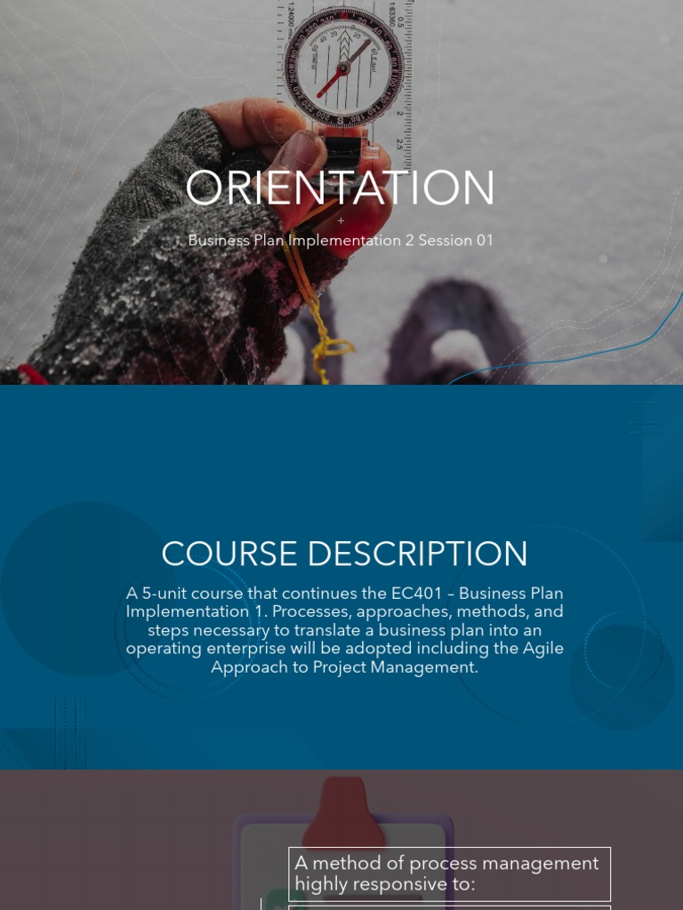Business Plan Implementation 2 S01 - Orientation | PDF