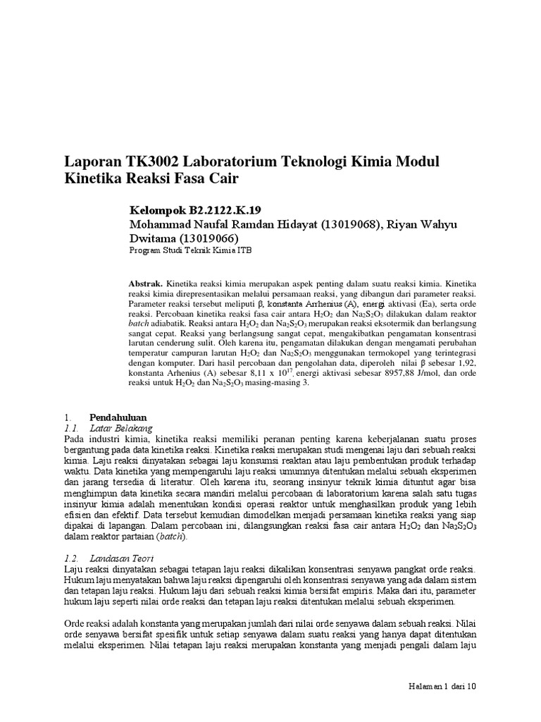Laporan Singkat KIN 2-2122 MP-3 B2.2122.K.19 | PDF