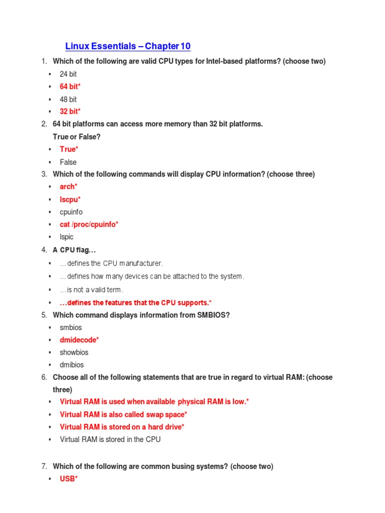 Examen Capitulo 10 Respuestas | PDF