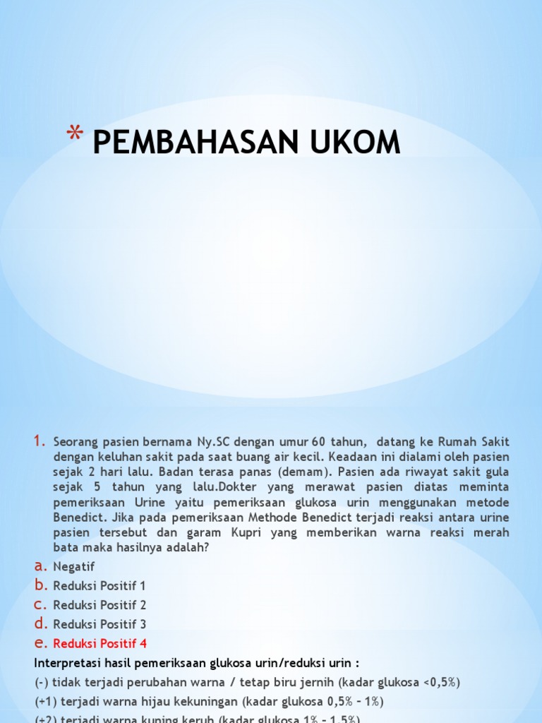 Pembahasan Soal Ukom 2023 | PDF