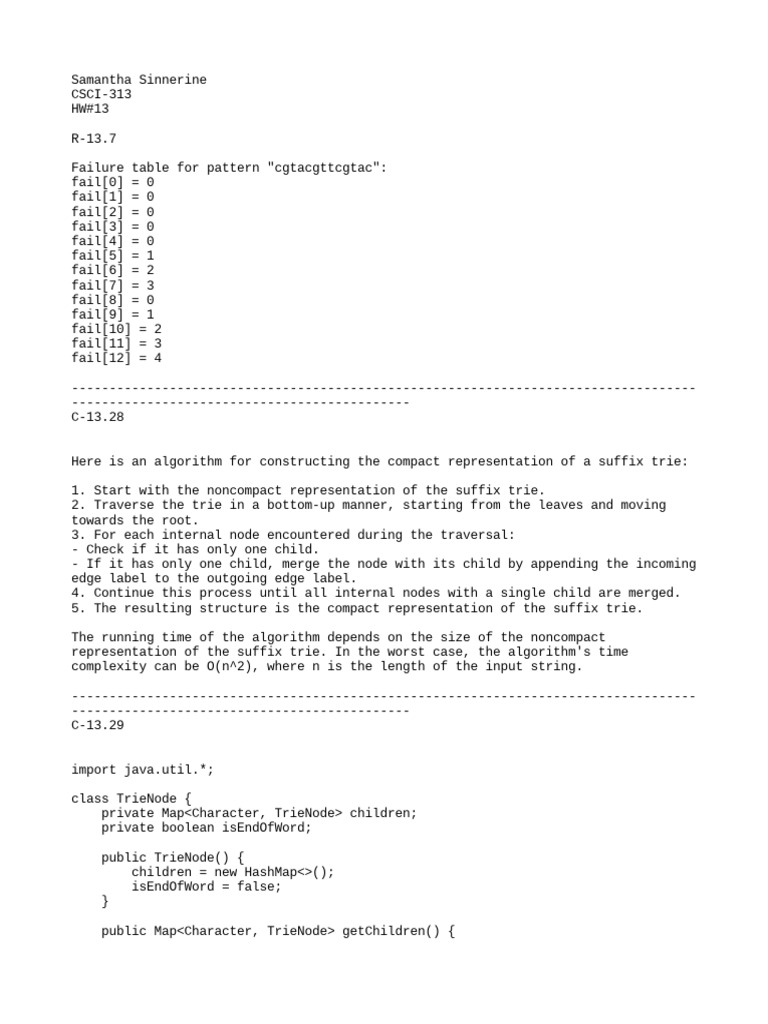 Chap13 HW TextProcessing | PDF