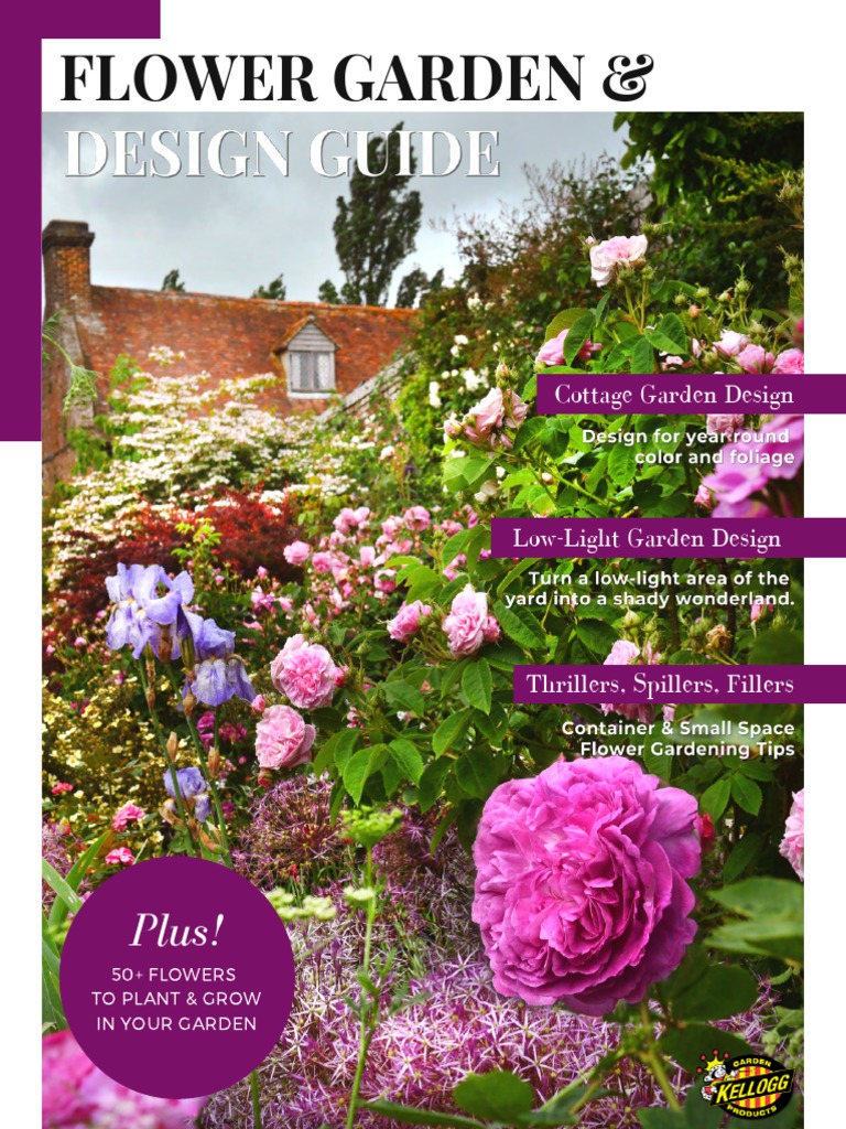 Flower Garden And Design Guide Pdf Mulch Perennial Plant