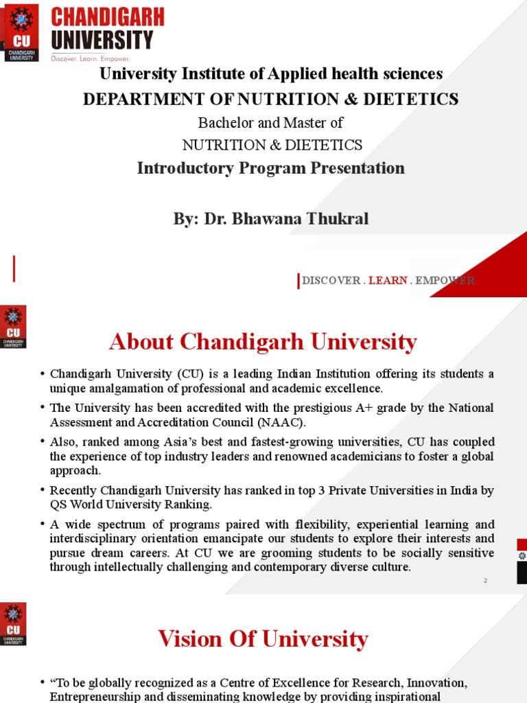 Nutrition & Dietetics Programs Overview | PDF