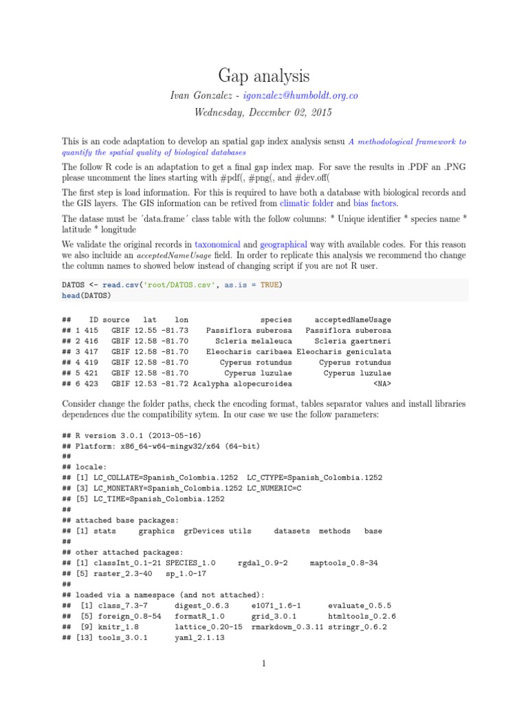 Gap Analysis | PDF | Geographic Information System | Information Technology