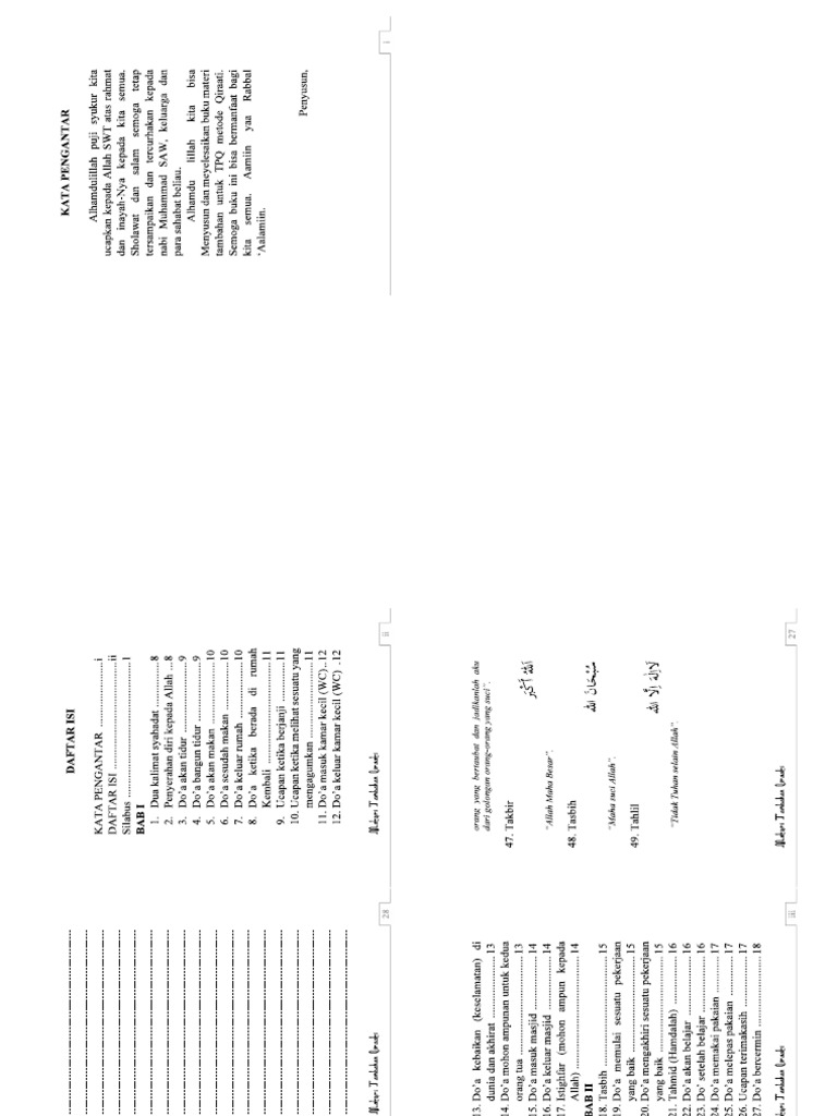 Buku Qiraati 1 | PDF