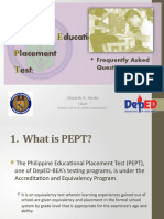 PEPT Examiner's Handbook Guide | PDF | Test (Assessment) | Human ...