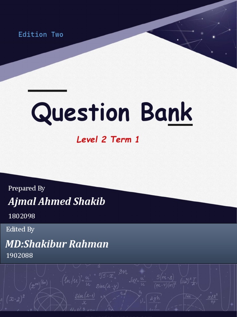 Level 2 Term 1 All Ques Version 2 | PDF