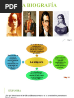 Estructura y partes de una biografía | PDF | Biografía | Narrativa