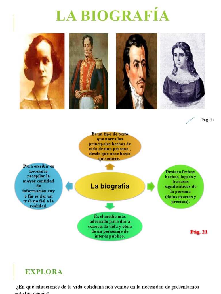 Clase N 16 - 17 Y 18 - 2Q BIOGRAFÍAS Y CRITERIOS PARA VALORAR BIOGRAFÍAS-OCTAVO | PDF ...