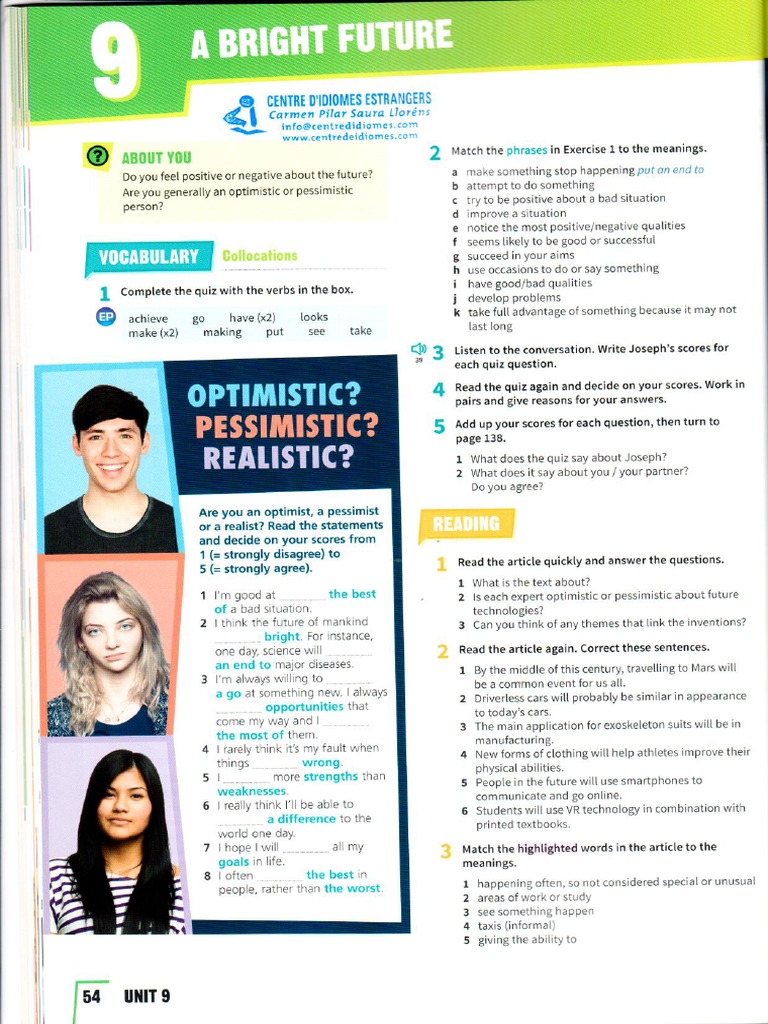 SB Prepare B2 Level 7 U 9-12 | PDF