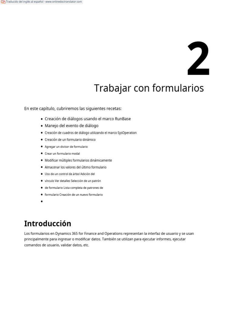 Dynamics 365 For Finance and Operations Development Cookbook Fourth Edition (1) - 82-145.en - Es ...