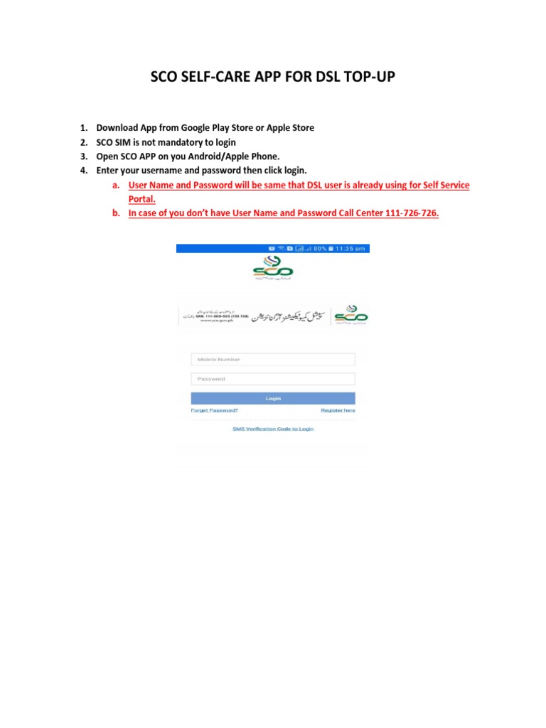 Sco App Manual | PDF