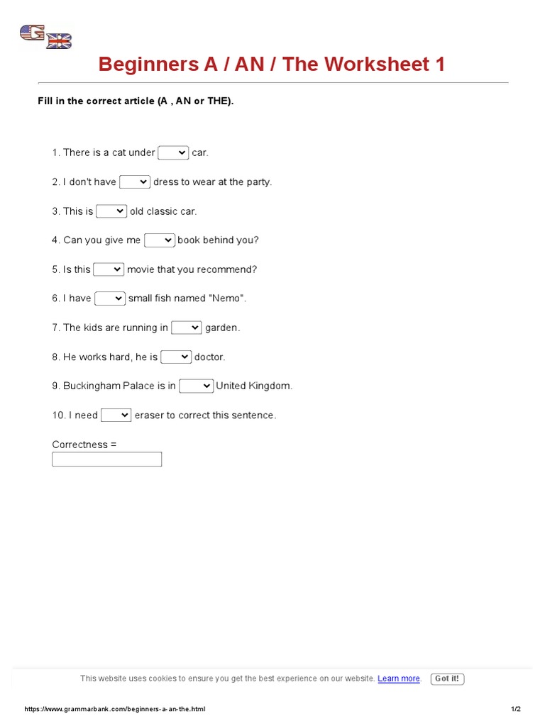 A1-A2 - Articles A-An-The | PDF