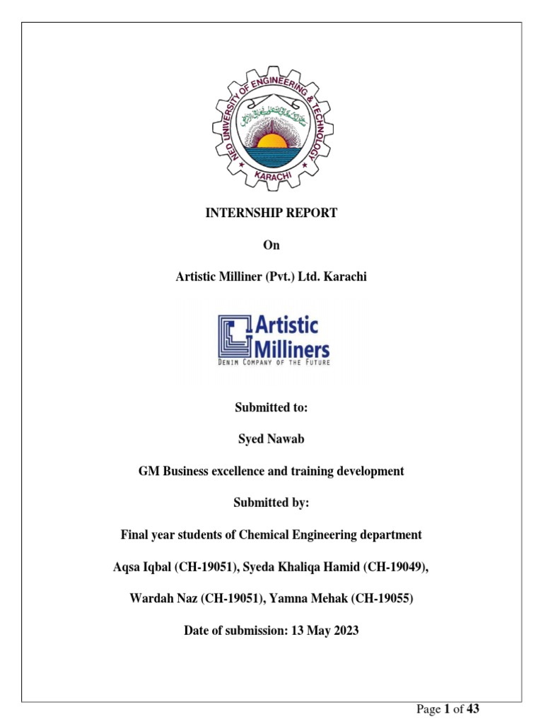 Internship Report | PDF