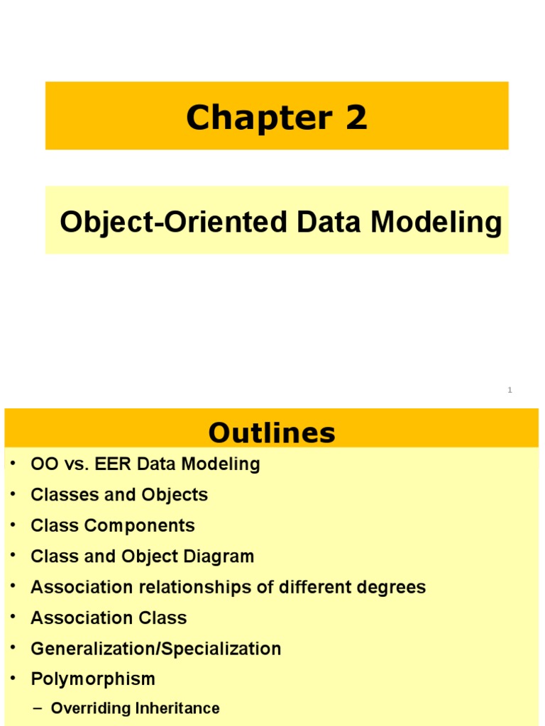Ch2 - Object-Oriented Data Modeling | PDF | Inheritance (Object Oriented Programming) | Class ...