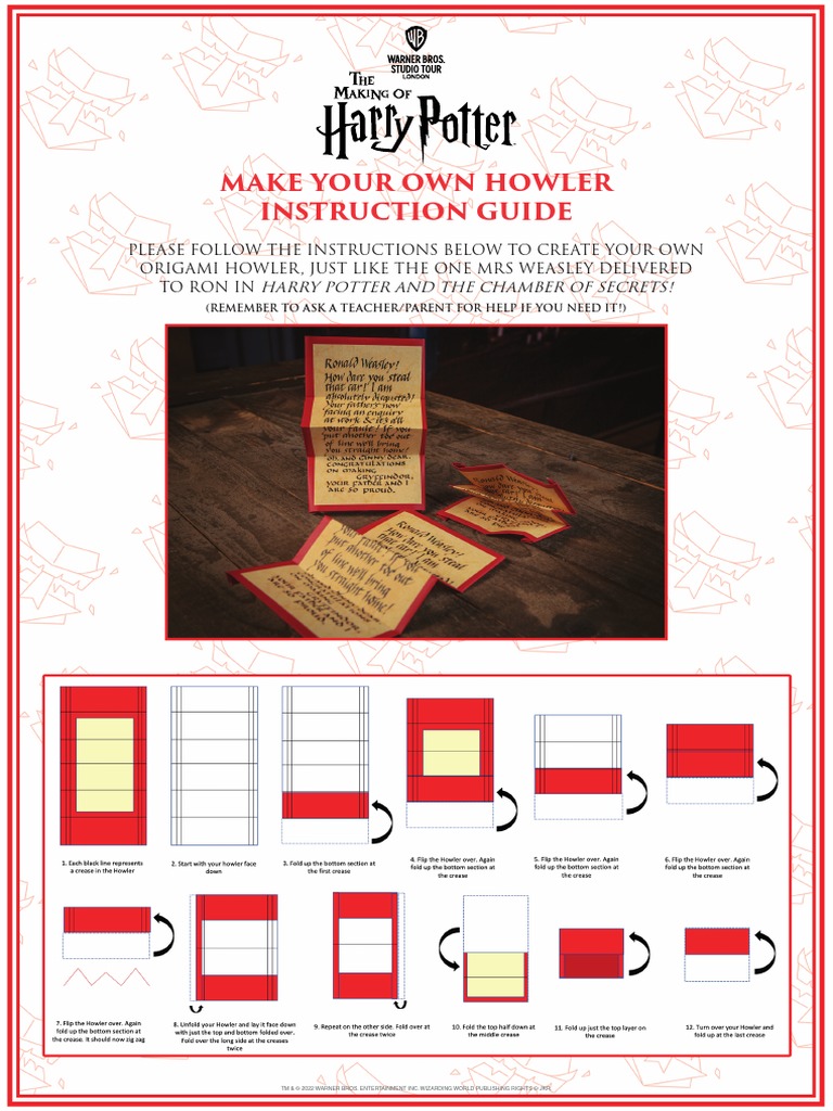 Make Your Own Howler Instruction Guide | PDF