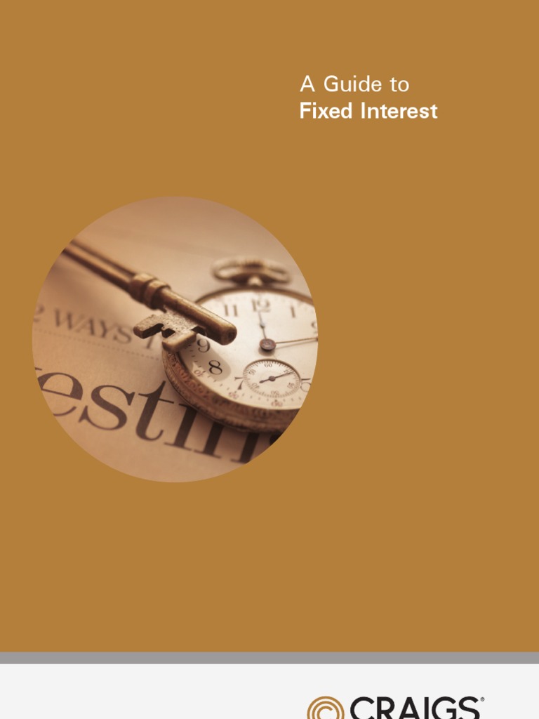 Guide To Fixed Interest | PDF | Bonds (Finance) | Interest