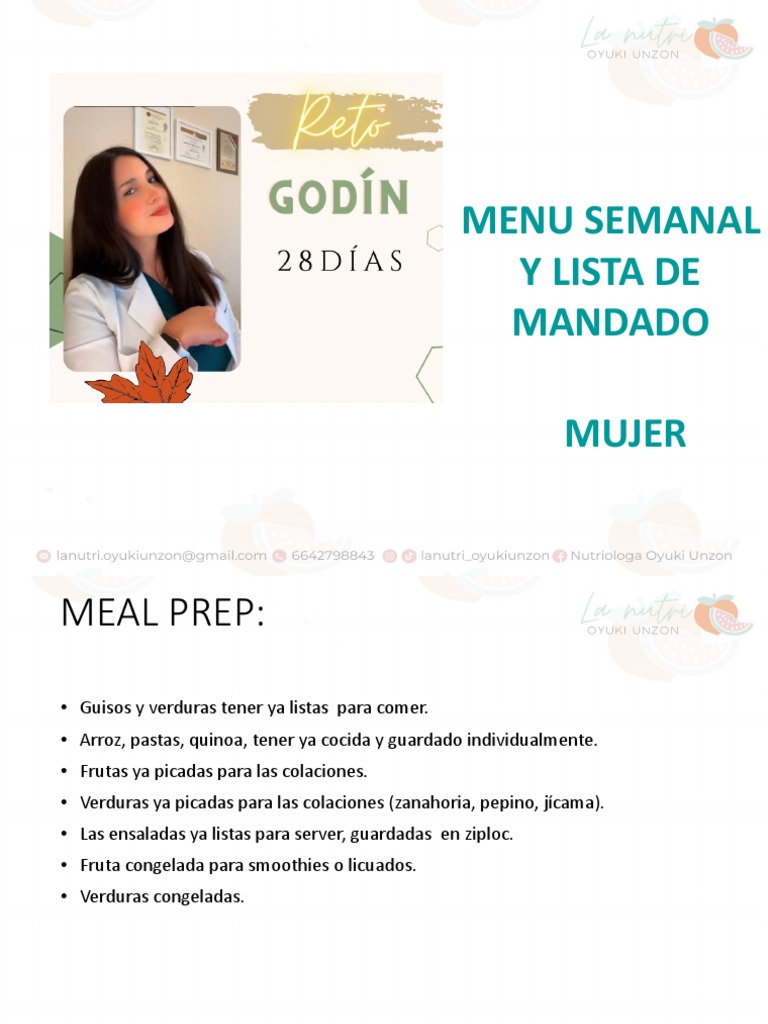Reto Godin 28 Dias Mujer | PDF