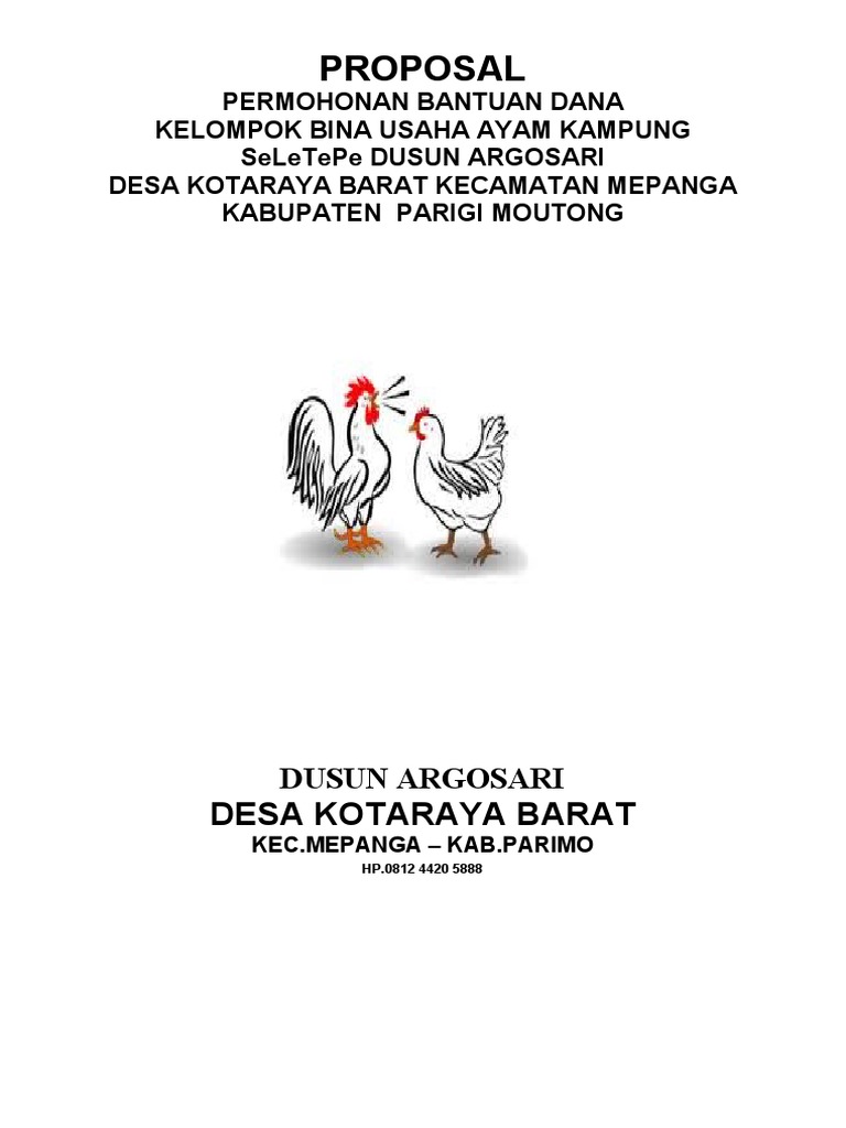Proposal Ayam | PDF